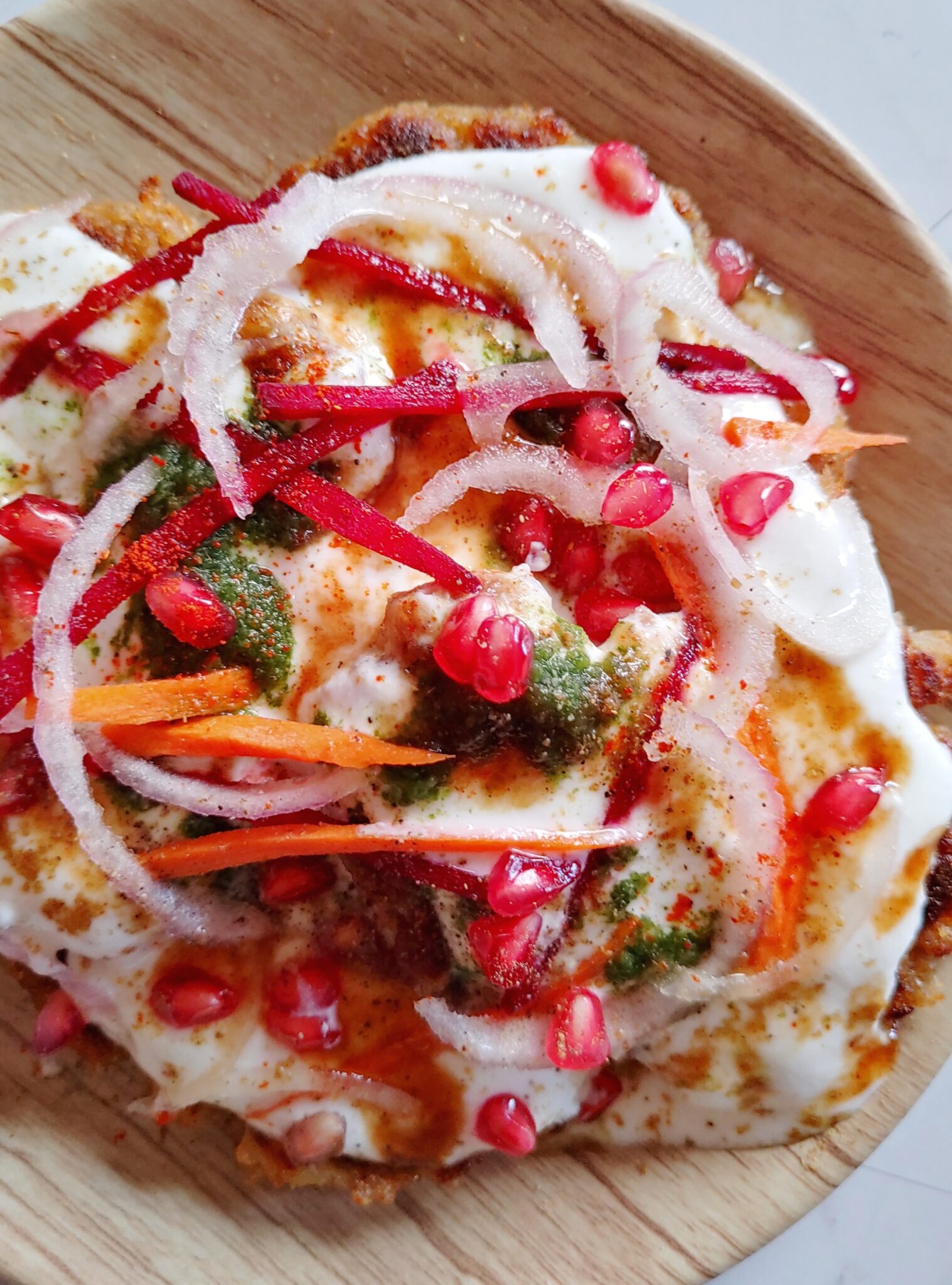 Aloo Tikki Chaat - Relish The Greens