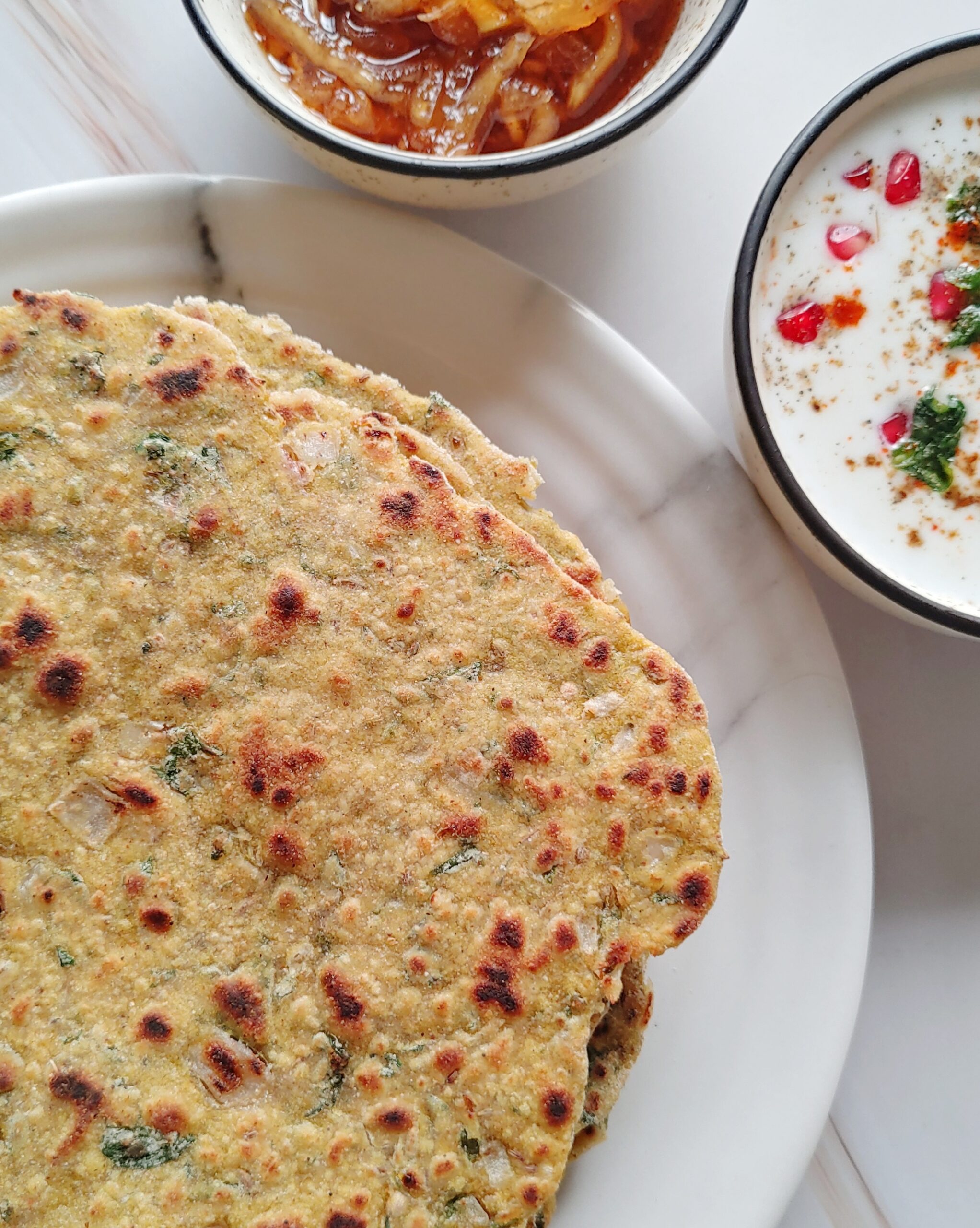 Methi Paratha (Fenugreek Paratha) - Relish The Greens