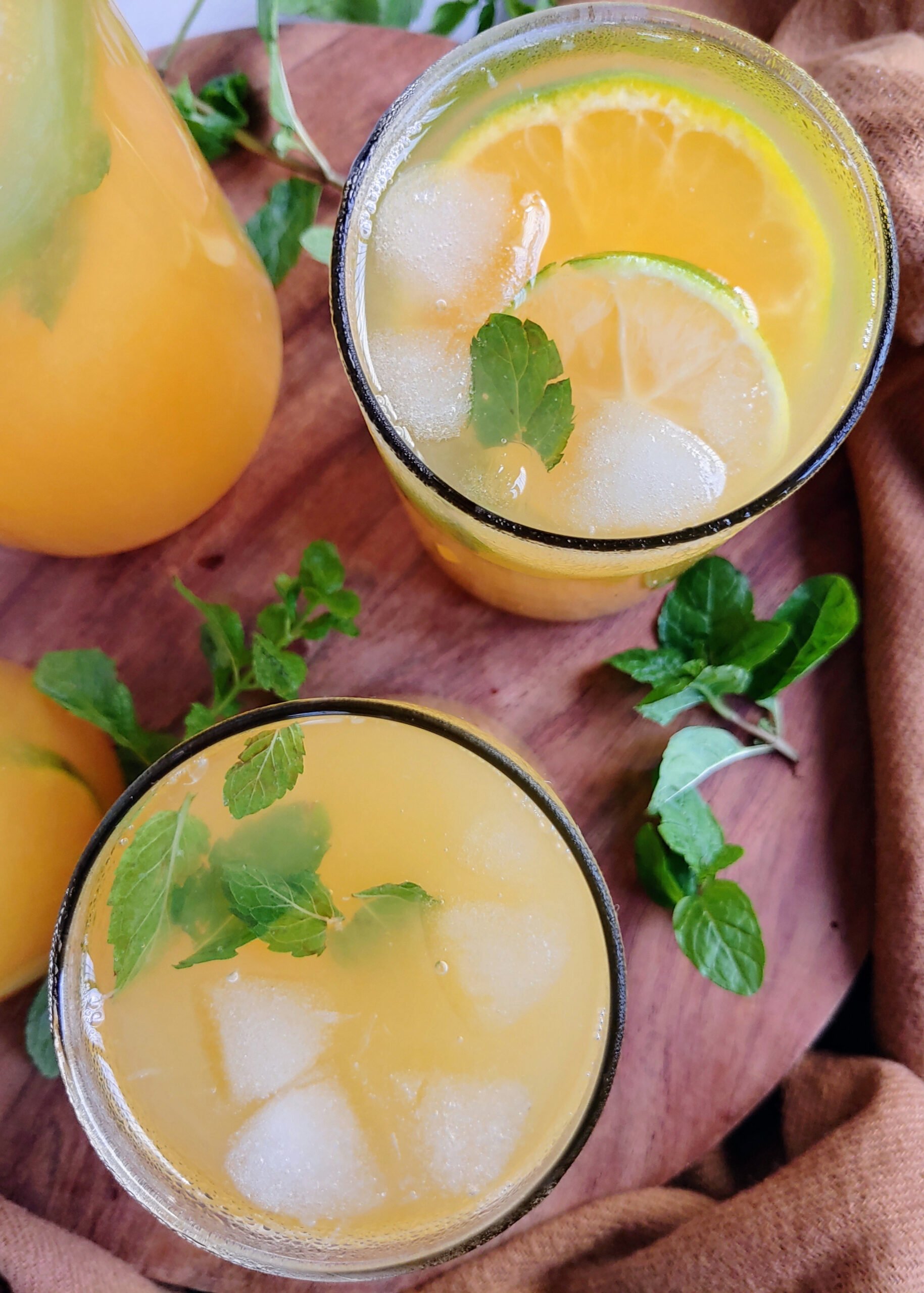 Orange Lemon Iced Green Tea - Relish The Greens