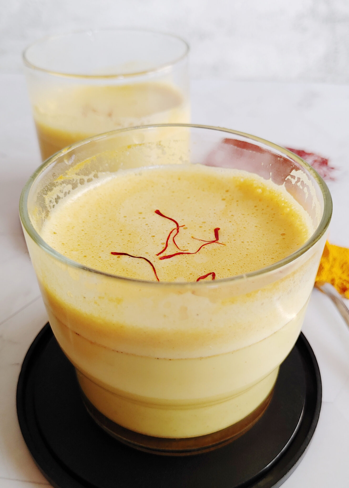Saffron Turmeric Latte - Relish The Greens