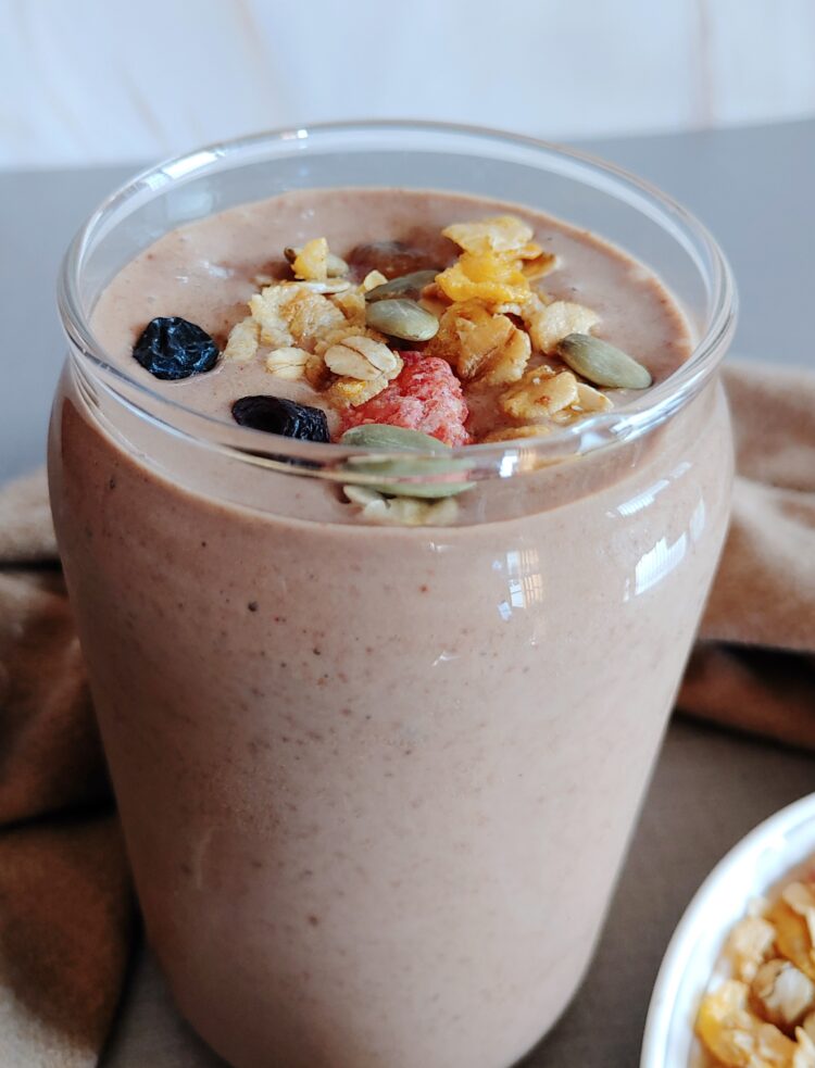 Chocolate Milkshake Smoothie - Relish The Greens