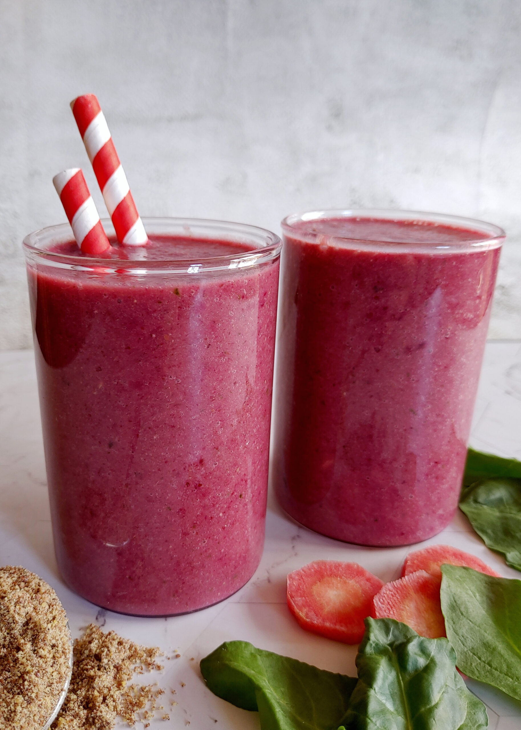 Red & Green Smoothie - Relish The Greens