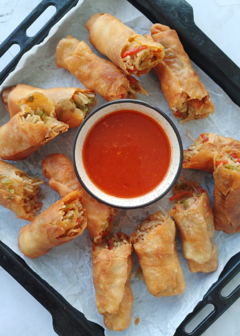 Easy Vegetable Spring Rolls - Relish The Greens