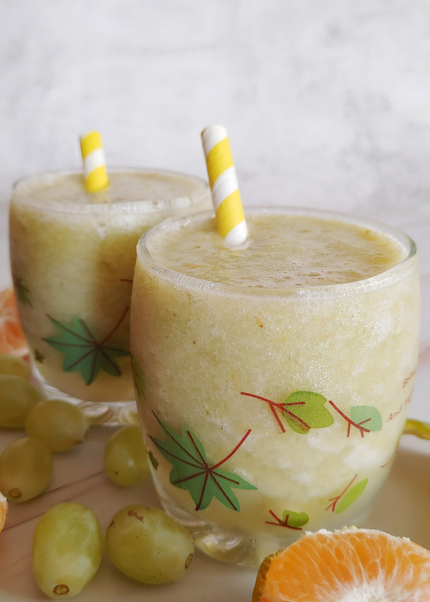 Delicious Grape Orange Slushy (4-Ingredients) - Relish The Greens